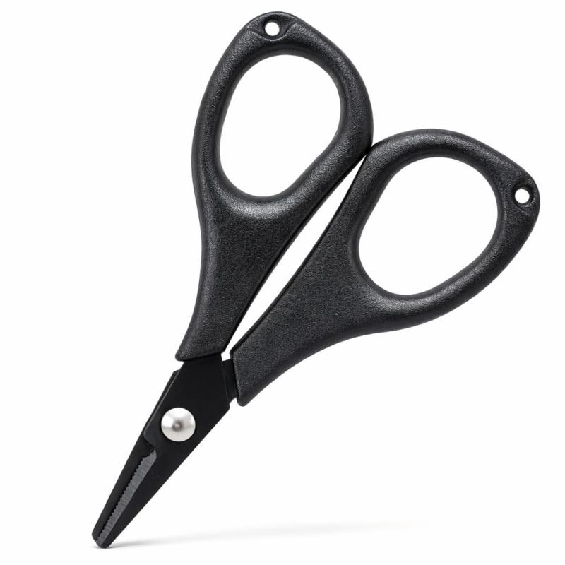 [TUKE] peラインカッター 釣り ハサミ チタンコーティング 錆びにくい 小型 軽量 ギザ刃 PE ナイロン フロロカーボン対応 ラインカッター✅peラインカッター・釣り ハサミチタンコーティング刃を採用し、滑りやすいPEラインもスパ...