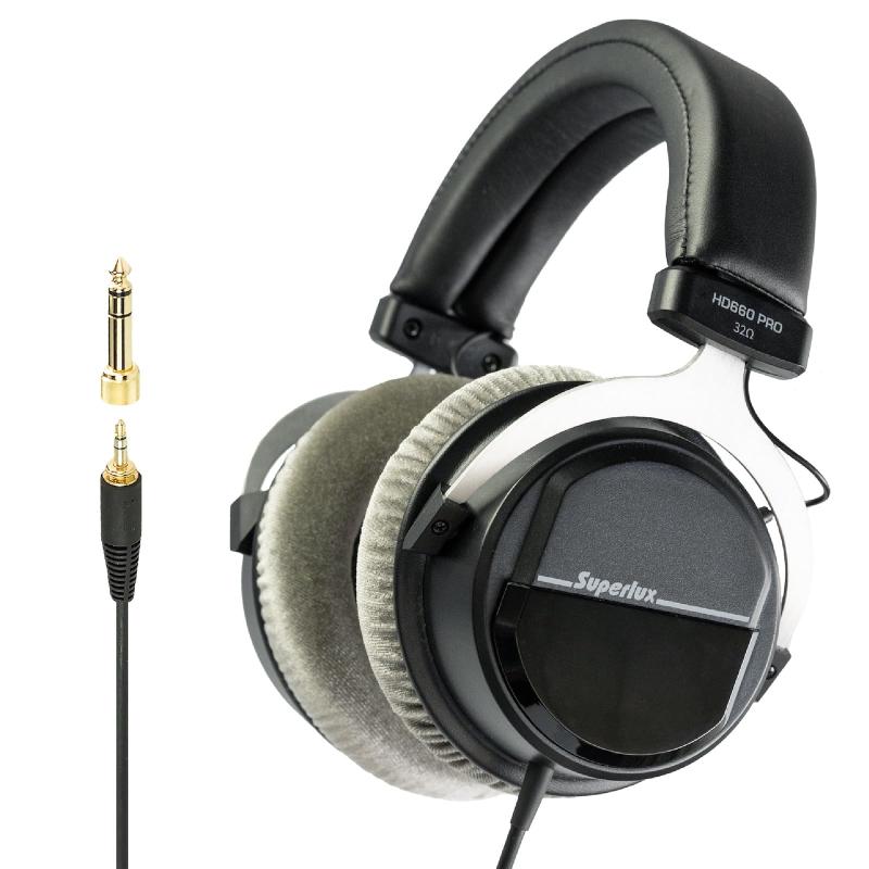 Superlux 密閉型プロフェッショナルモニターヘッドフォン D660PRO