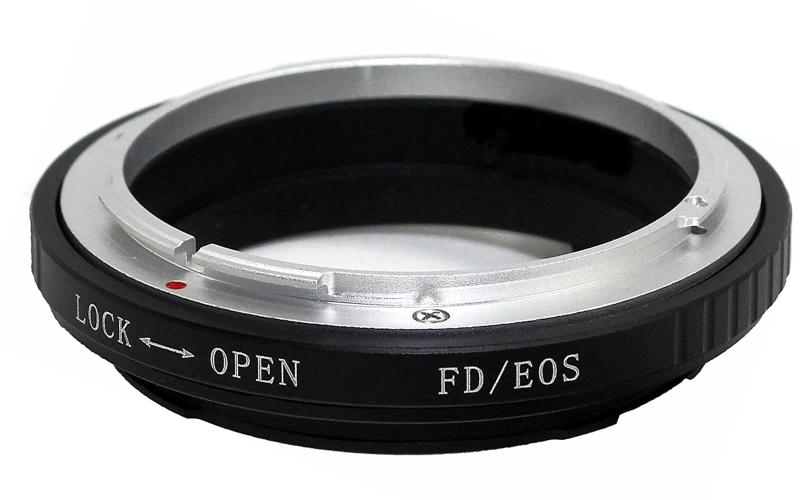 noLite FD-EOS アダプター、FDマウントレンズ を キャノンEOS EFカメラボディーに付ける為のアダプター 黒FDマウントレンズを、のデジタル一眼レフEOS本体に装着できるアダプター。使用するレンズ： FDマウントレンズ使用す...