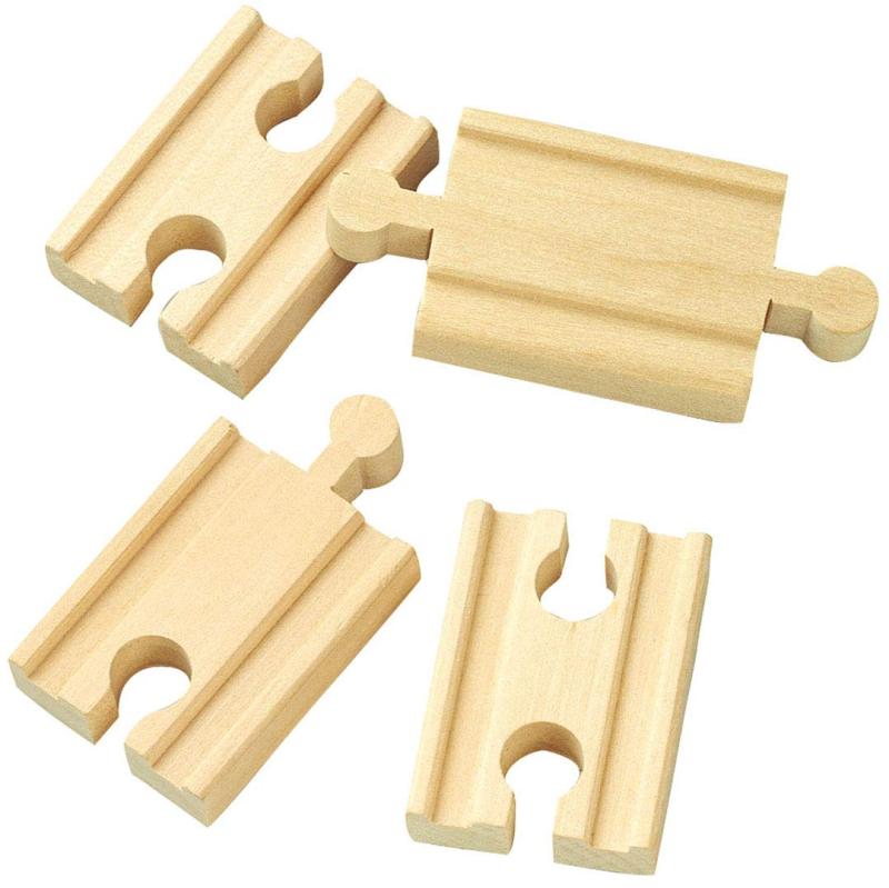 ポポンデッタ(Popondetta) moku TRAIN 凸凸凹凹(デコデコボコボコ)レールセット 木製鉄道玩具 レールトイズ レール部品 情景部品 拡張レール 3歳以上 MOK-716レールのジョイント方向や長さを調節する便利なレールで...