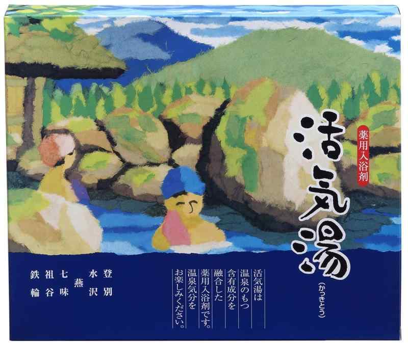 扶桑化学 薬用入浴剤 活気湯(かっきとう)30包入 F-0123内容量:20g*5包*6種サイズ:縦250*横290*奥行30(mm)疲労回復、あせも、しもやけ、リウマチ、神経痛などに効果のある薬用入浴剤。6種の温泉をイメージしたアソートパ...
