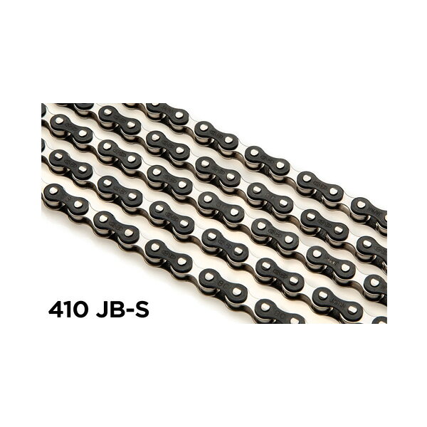 商&nbsp;品&nbsp;詳&nbsp;細シングルスピード用チェーン。BMX等に最適です。商品名JET BLACKカラーブラック/シルバーサイズシングル　1/2 × 1/8（厚歯対応）リンク116ジョイント部クリップ式