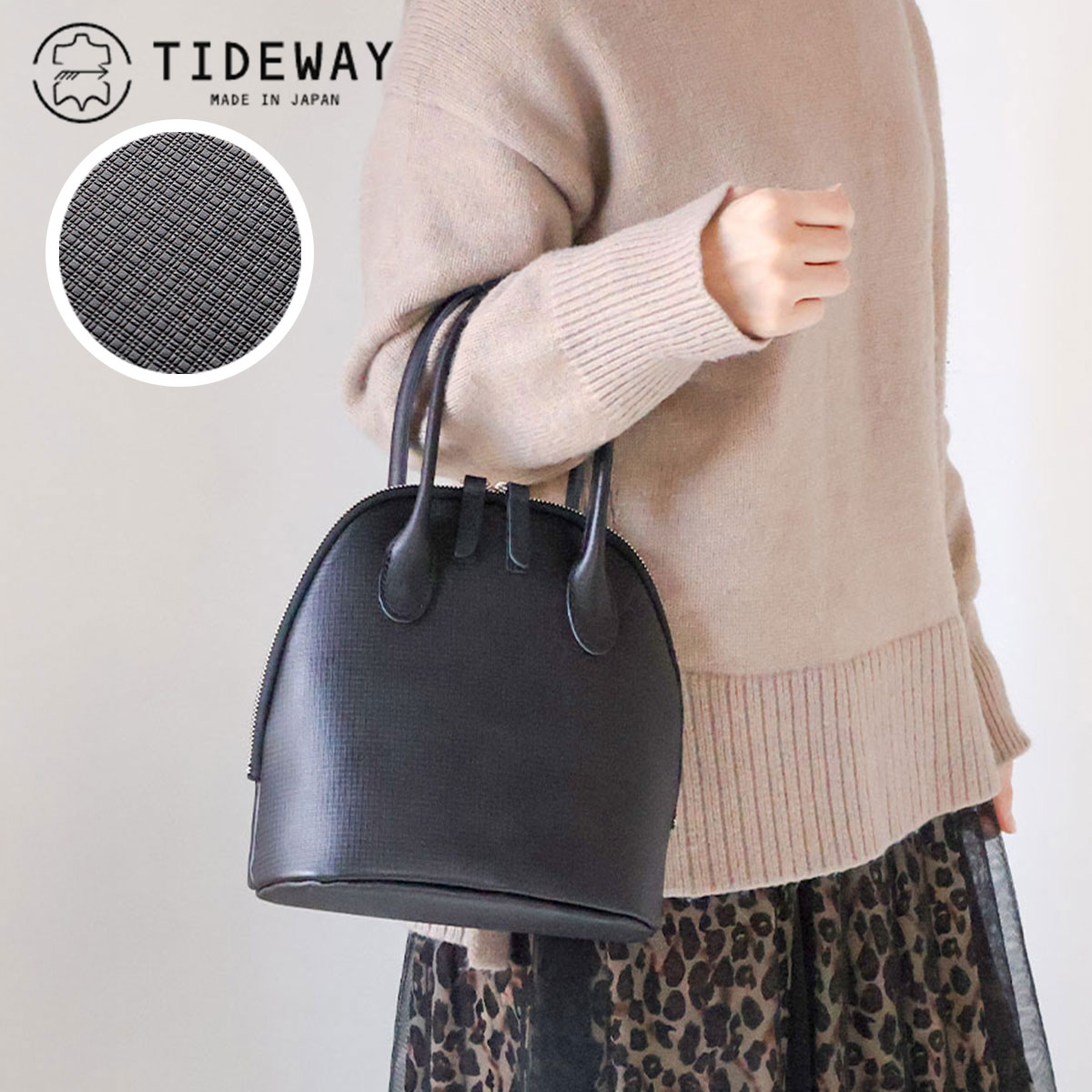 □ブランドTIDEWAY(タイドウェイ) □シリーズMOSS(モス) □素材本体:牛革内生地:綿 □サイズ約W22×H23×D14cm □重さ約325g □生産国日本 □内ポケット ・オープンポケット×1 □カラー ・BLACK About...