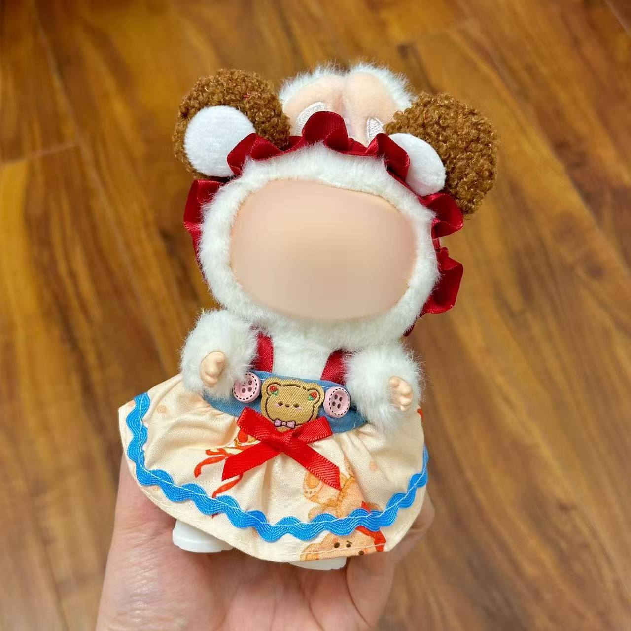 製品仕様: ◆素材: ポリエステル ◆本製品は服セットのみ、ぬいぐるみ本体は含まれていませんのでご了承ください。 商品について: [到着後レビュー投稿でぬいぐるみ用飾り物をプレゼント]ぬいぐるみ 15cm かわいい着せ替え 洋服lキーホルダ...