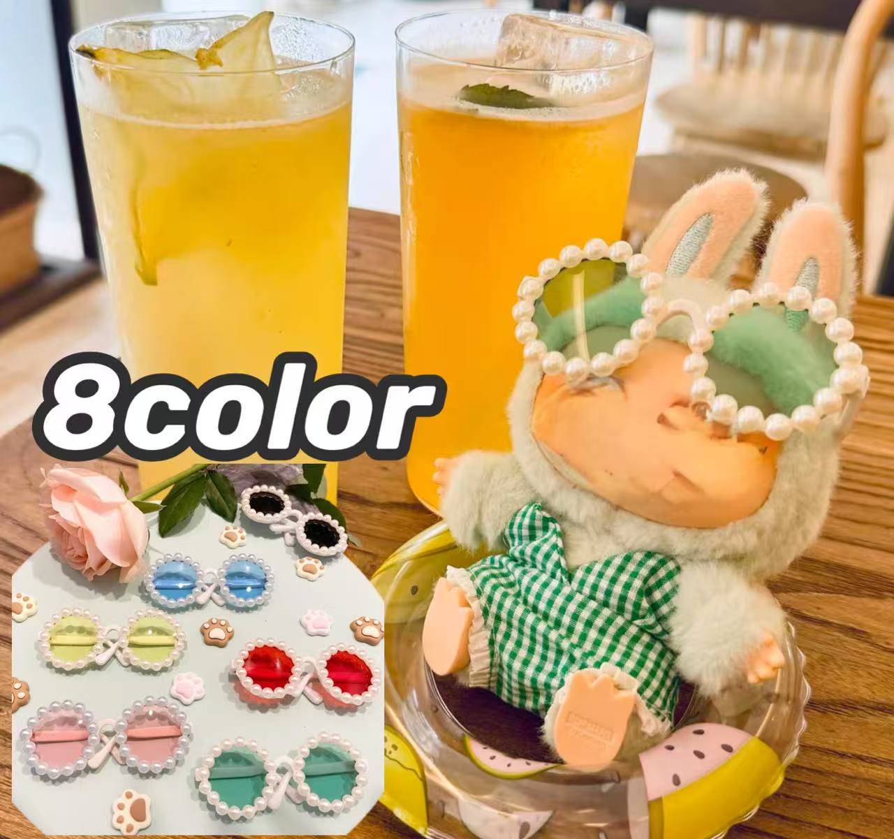 製品仕様: ◆素材: ポリエステル ◆本製品は服眼鏡単品、ぬいぐるみ本体は含まれていませんのでご了承ください。 商品について: 商品写真はできる限り実物の色に近づけるよう徹底しておりますが、 お使いのモニター設定、お部屋の照明等により実際の...