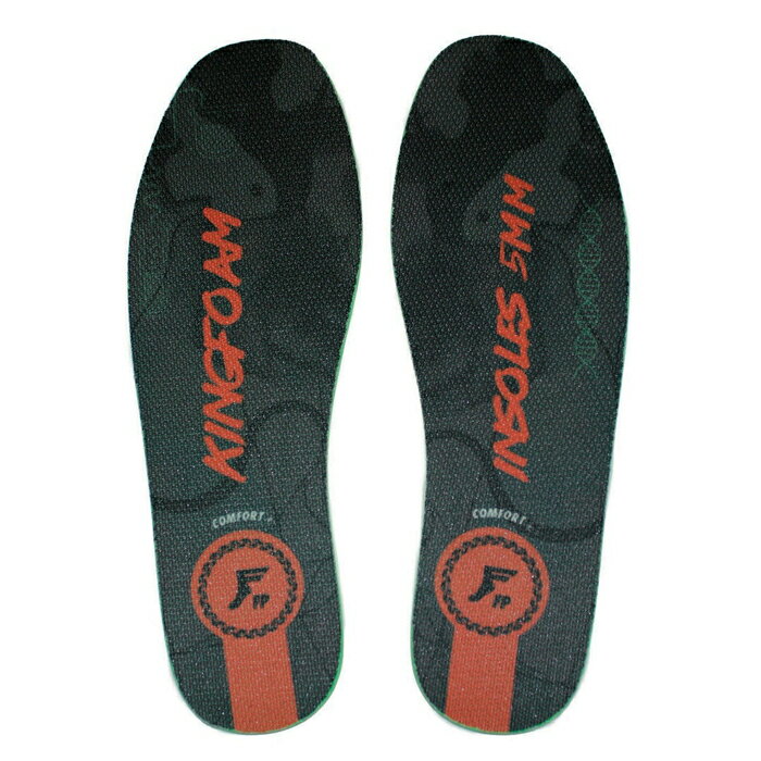 スケートボードのインソールブランド、FOOTPRINT（フットプリント）です。 KINGFOAM INSOLE はクッション性はもちろん度重なる衝撃によって本来直線上に位置するはずの関節の歪みを防ぎ、靭帯損傷、腰痛、関節痛、関節のこわばり、...