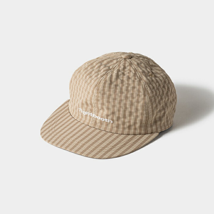 No : SS26-H03 Name : RIPPLE PLAID 6 PANEL Color : Beige Size : Free Material : Polyester 100% Price : ¥10,000+tax ・凹凸が特徴...