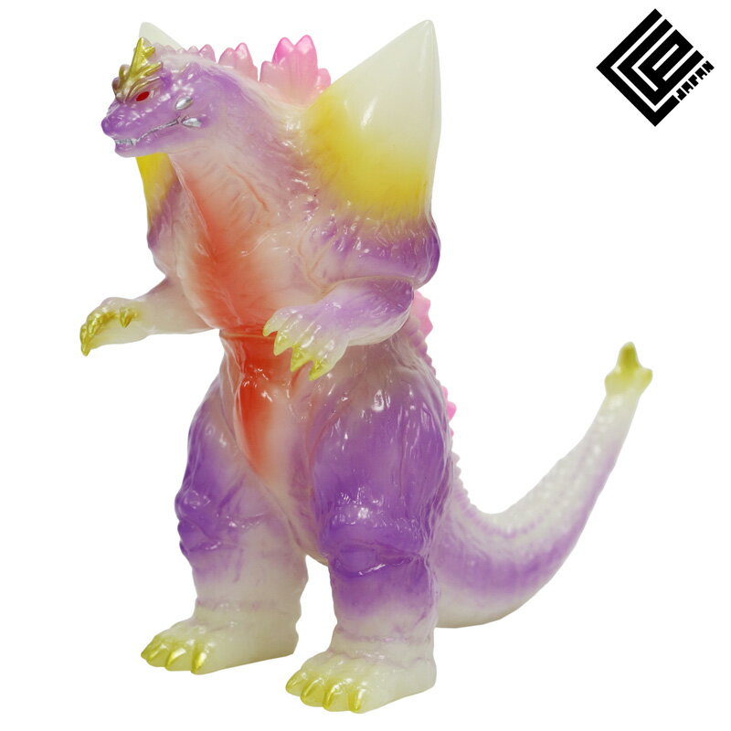 TM & (C)TOHO CO., LTD. 《ミドルサイズシリーズ》 「古そうで新しい、だけど少し古臭いソフビ怪獣シリーズ」をコンセプトに、数々の怪獣をデフォルメデザインで立体化したミドルサイズシリーズEXから”蓄光”成形 Ver.が登場...