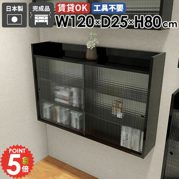 Mirai ウォールキャビL アクリル戸 1202580 blackサイズサイズ：約幅1200 奥行き250 高さ800 mm板厚：22 mm材質メラミン樹脂化粧合板、アクリルカラーブラック※モニターなどの閲覧環境によって、実際の色と異なっ...