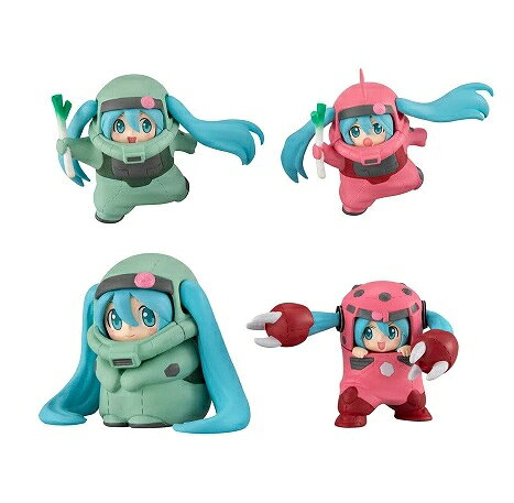 バンダイ GUNDAM × MIKU Anniversary Special project. フィギュアコレクション 【全4種セット】 新古品・未開封品 「45周年ガンダム×初音ミク スペシャルコラボ」プロジェクトからフィギュアが登場！ ...
