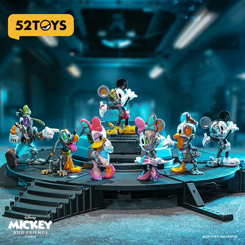 52TOYS 52TOYS BLINDBOX ミッキーアンドフレンズ サイボーグシリーズ 【BOX（6個入り）】 新品・未開封品 52TOYS BLINDBOXシリーズより、ミッキー&フレンズが登場! なんとミッキー達がまさかのサイボーグ化...