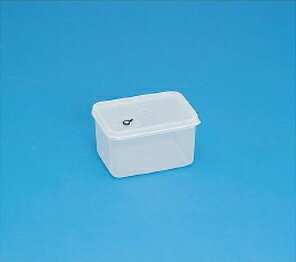 サイズ 137×97×78Hmm 材　質 【本体】ポリプロピレン 【フタ】ポリエチレン 容　量 700ml 耐熱温度 【本体】110℃ 【フタ】60℃ 日付メモリー付きのシール容器シリーズ。 丸型、角型、角深型、万能型、キープコップと種類豊富。