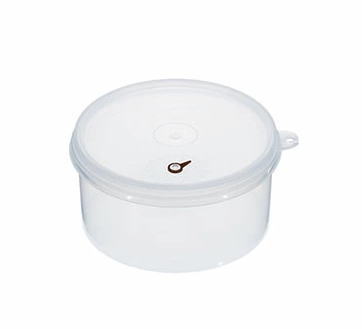 サイズ φ145×72Hmm 材　質 本体：ポリプロピレン フタ：ポリエチレン 容　量 900ml 耐熱温度 本体/110℃ フタ/60℃ 日付メモリー付きのシール容器シリーズ。 丸型、角型、角深型、万能型、キープコップと種類豊富。