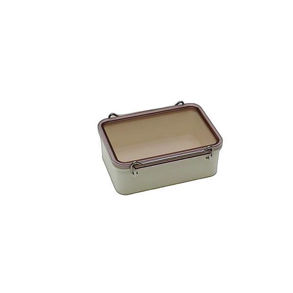 サイズ 138×109×58Hmm 材　質 本体：ポリプロピレン フタ：AS 留具：ステンレス パッキン：シリコン 容　量 400ml 耐熱温度 本体/80℃ フタ/80℃ 最高の密閉性能。「タイトボックス」シリーズ バラエティーに富んだ種...