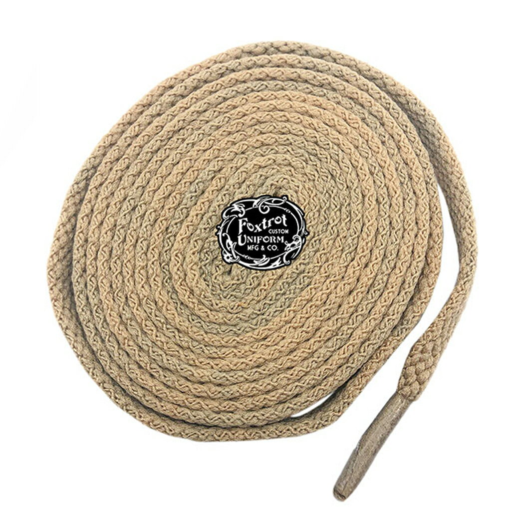 【ネコポス可】Foxtrot Uniform THREADS SPORT LACES SHADOW フォックストロット ユニフォーム シューレース スニーカー ( 120cm 170cm ベージュ 靴紐 ) ・商品説明 シンガポール在住のヴ...