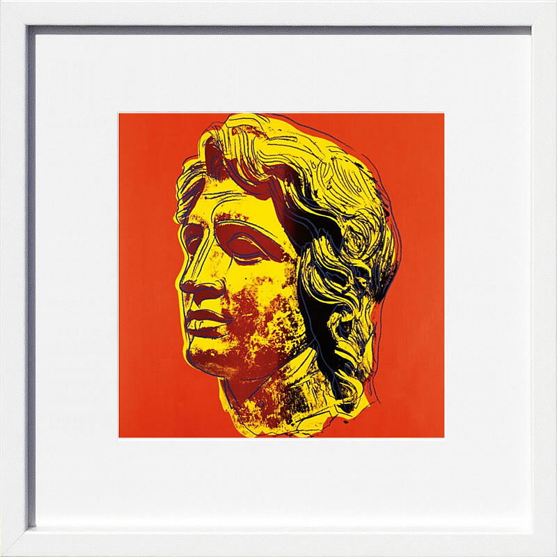 【商品名】 アンディ・ウォーホル アートパネル アートフレーム付 壁掛け用 (絵は©The Andy Warhol Foundation for the Visual Arts, Inc. オフセット印刷・額縁は無垢材 塗装仕上げ) 【人物...