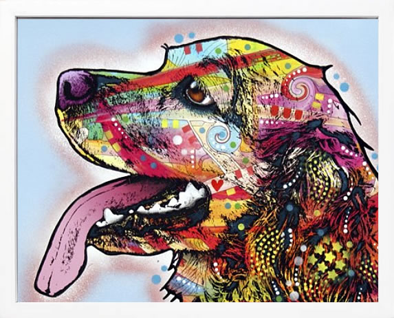 【商品名】 ディーン・ルッソ アートパネル アートフレーム付 壁掛け用 ジクレー版画 (絵はディーン・ルッソのライセンスプリント©Dean Russo/art licensing・額縁は国産 天然木額縁) 【人物説明】 ディーン・ルッソは、...