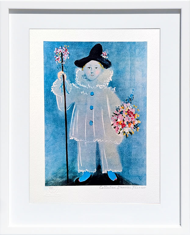 【商品名】 パブロ・ピカソ アートパネル アートフレーム付 壁掛け用 COA証明書付 (絵は©Collection Domaine Picasso エディションナンバーあり(500枚限定) ジクレー版画・額縁は無垢材 塗装仕上げ) 【人物説...