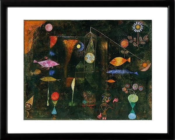 【商品名】 パウル・クレー アートパネル アートフレーム付 壁掛け用 (絵は©Bridgeman Images ジクレー版画・額縁は無垢材 塗装仕上げ) 【人物説明】 リズミカルな線と色彩豊かな絵画で知られるパウル・クレーは、20世紀を代表...