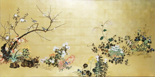 楽天市場】屏風 日本画(アート・美術品・骨董品・民芸品 楽天市場】屏風 日本画(アート・美術品・骨董品・民芸品