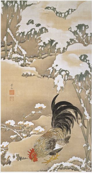 熟練した画家が、この名画の精巧な模写作品を漆絵でお作りします。江戸時代作品。 絵画サイズは80x40cm。制作日数約1〜3ヶ月。背景は金箔色で制作します。 異なったサイズをご希望の場合は、ご注文前にお問い合わせ下さい。 背面にフックが付いて...