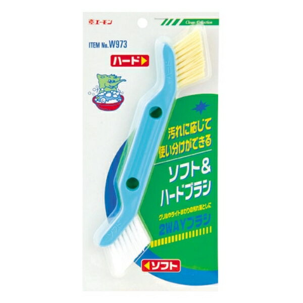 ■汚れに応じて使い分けができるハード&ソフトブラシ ■足回りの汚れ落としやワックスの目詰まりに ■狭いところも汚れ落とし抜群 【仕様】 ・長さ:24cm ・材質:本体・毛/ポリプロピレン 【内容物】 ・2WAYブラシ:1本 メール便対応商品...
