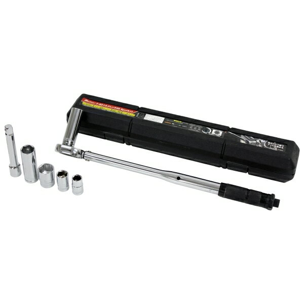 ボルト・ナットの締め過ぎ、締め不足をチェック。・適正トルク値でナットを締める。・エクステンションバーでソケットが届かない場所でもナットを締めれる。・19・21mmの薄口ロングソケット付属でアルミホイール装着車でも使用できる。・付属ソケットは...