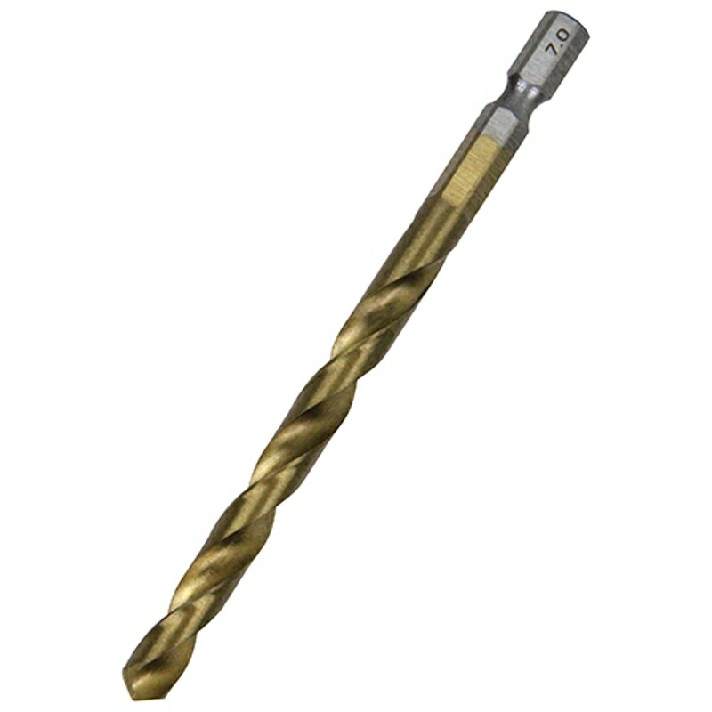 使い慣れたサイズ、ハイス鋼クロスシンニング刃先で食い付き抜群の適長鉄ドリルです。■■■用途■■■鉄、木、樹脂、軽金属の穴あけ。■■■機能・特徴■■■ハイス鋼(HSS)にチタン(Tin)をコーティング、耐熱性能が上がり長寿命です。六角軸なので...