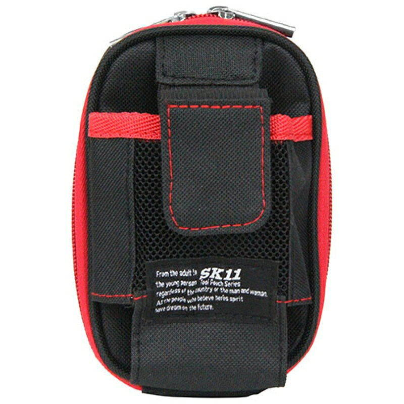 携帯用品をスマートに収納できるポーチです。■■■用途■■■携帯用品の収納。■■■機能・特徴■■■ジッパー付きポーチです。■■■仕様■■■●サイズ：幅90×高さ140×奥行60mm。●カラー：レッド。●重量：90g。●55mm幅ベルトまで対応...
