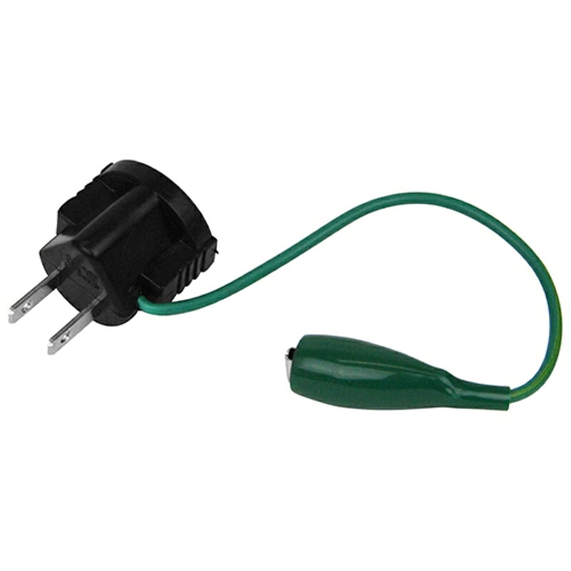 電源プラグ変換用アダプターです。■■■用途■■■電源プラグ変換用アダプター。■■■機能・特徴■■■3芯アースピンタイプ電源プラグを2芯アース線(ワニ口クリップタイプ)付電源プラグに変換します。■■■仕様■■■●交流電圧：125V。●許容電流...