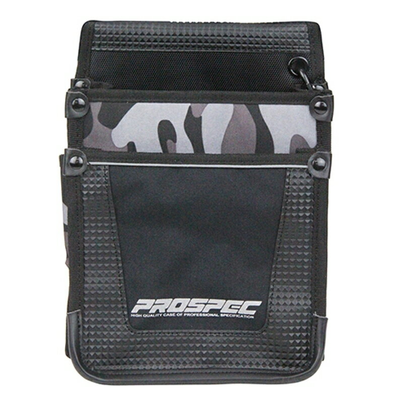 強度とデザイン性を重視したプロスペックシリーズです。■■■用途■■■ツールの収納・携帯。■■■機能・特徴■■■厚さ5mmのソフトEVAフォームを使用しており、強度、型崩れなどを防ぎ耐久性を重視しています。ベルト通し部分は前面の摩耗しやすい箇...