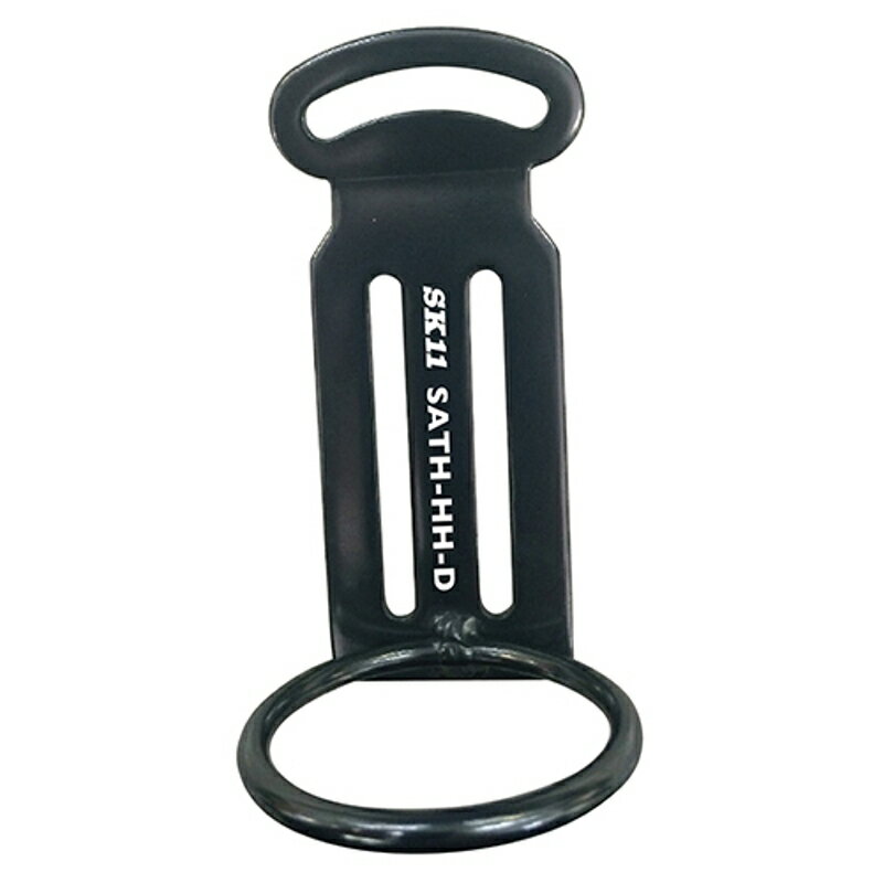 軽量なアルミ製ホルダー使用しています。■■■用途■■■ベルトに装着して工具などの吊り下げ。■■■機能・特徴■■■ハンマーなどの携帯に便利です。■■■仕様■■■●色：ブラック。●60mm幅ベルトまで対応。■■■注意事項■■■本品は体重を支える...