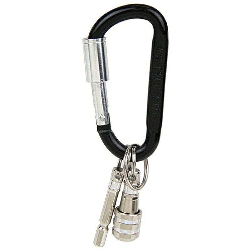 先端工具およびキー等をまとめてホールドできるセットです。■■■用途■■■先端工具、キー等の落下防止。■■■機能・特徴■■■ネジ式ロック付カラビナ小を採用しているので、不意の脱落防止はもちろん、取付ける場所も選びません。スライド脱着で取替が簡...