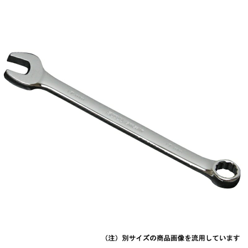 メガネ側は15度オフセットで手の入るスペースを確保しました。■■■用途■■■六角ボルト・ナットの締付け、緩め作業。■■■機能・特徴■■■メガネ側は、15度オフセットになっています。仮締め、早回しはスパナ側、本締めはメガネ側を使用します。■■...