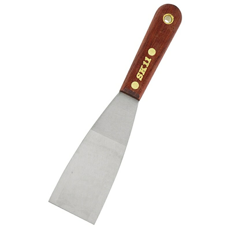 お手入れ簡単、サビに強いステンレス刃です。■■■用途■■■ペンキはがし、塗料、接着剤などの撹拌。■■■機能・特徴■■■手になじむ木製ハンドルです。■■■仕様■■■●刃幅：50mm。●タイプ：薄刃。■■■注意事項■■■刃先は鋭利で危険ですので...