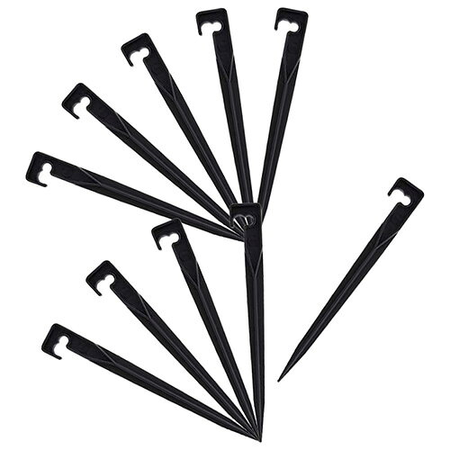 ◆◆用途◆◆マカロニホース用パーツ。◆◆機能◆◆マカロニホースを固定するミニホルダーです。◆◆仕様◆◆●入り数：10個入。●パッケージサイズ：縦195×幅75×奥21mm。◆◆材質◆◆●POM。 メール便対応商品です。◆追跡サービス◆　差し...