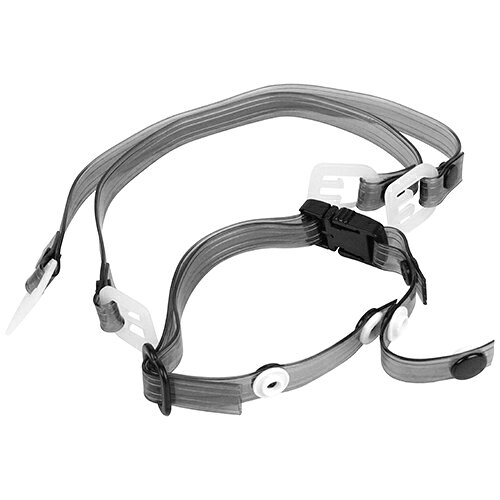 ◆◆用途◆◆ヘルメット用透明アゴ紐。◆◆機能◆◆あご紐による日焼けを防ぎます。透明ビニールのあご紐です。◆◆仕様◆◆●12mm幅。◆◆材質◆◆●紐：塩化ビニ-ル。●取り付け部：樹脂製。 メール便対応商品です。◆追跡サービス◆　差し出しからお...