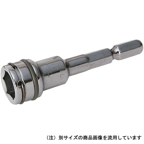 ◆◆用途◆◆六角ねじ締め付け作業。◆◆機能◆◆折板中間の接合など高所作業でのドリルネジ・フランジ付六角頭ネジに最適です。◆◆仕様◆◆●刃先サイズ：対辺8.0mm。●全長：60mm。●ビット差込角：対辺6.35mm。●リングカラー：紫。 メー...