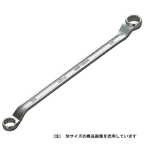キャッチコピー使い勝手がよいKTCのスタンダードメガネレンチです。用途六角ボルト・ナットを締め緩めする為のめがねレンチ。特徴トルク伝達を最大限に発揮できる45度×6度のオフセット角度です。窪んだ場所のボルト・ナットにも掛かりやすく、ヘッドを...