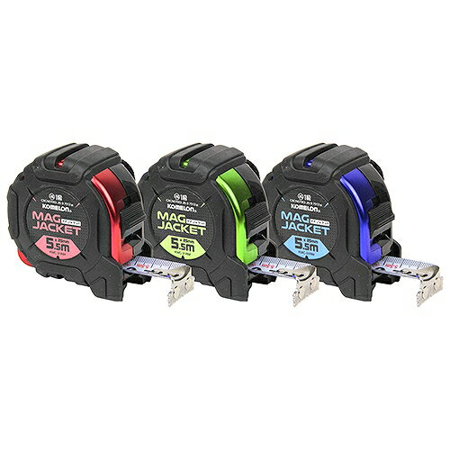 キャッチコピーレッド・ブルー・ライムのメタリックカラーなので現場で輝きます。用途長さの測定。特徴衝撃から本体を守るアーマードケースです。一人でも楽に測定できる強力マグネット付の爪です。反射を抑えた読みやすいテープです。壁面・柱・天井のマーキ...