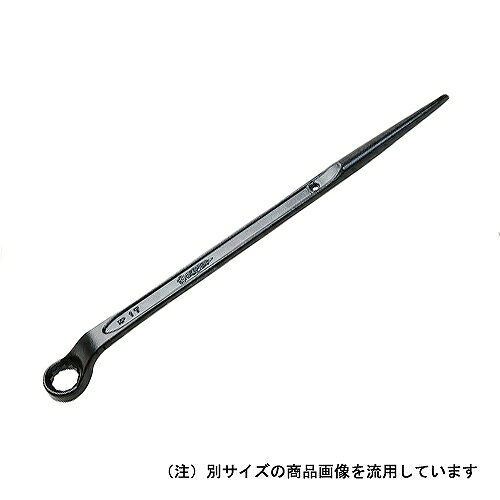 キャッチコピーボルト・ナットの組付けや取り外しに便利な工具です。用途ボルト・ナットの締付け。特徴首部は、隣接ボルトやアングル・リブを超える60度の角度をつけ、長首の仕上げです。カチオン電着塗装で、防錆効果が抜群です。柄部断面は、Iビーム構造...