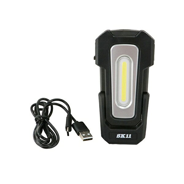 ■キャッチコピー小さくて軽い、手のひらサイズのLEDライトで、ランニングコストが小さい充電式で毎日の使用に最適です。■用途レジャー、点検、作業、夜間時の照明。■仕様●全光束：80(トップライト)/300(メインライト)ルーメン。●調光時：2...