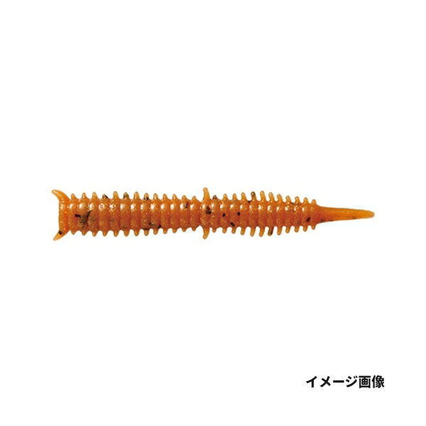 【マルキユー/マルキュー】「パワーイソメソフト」と同じ素材を使用したミニタイプ。頭部は太くボリュームがあり、尻尾は細めで水を受けるとよく動く形状。小粒でも、魚の食い気を強く刺激します。「パワーミニイソメ (中)」はそのまま1本で使うのはもち...