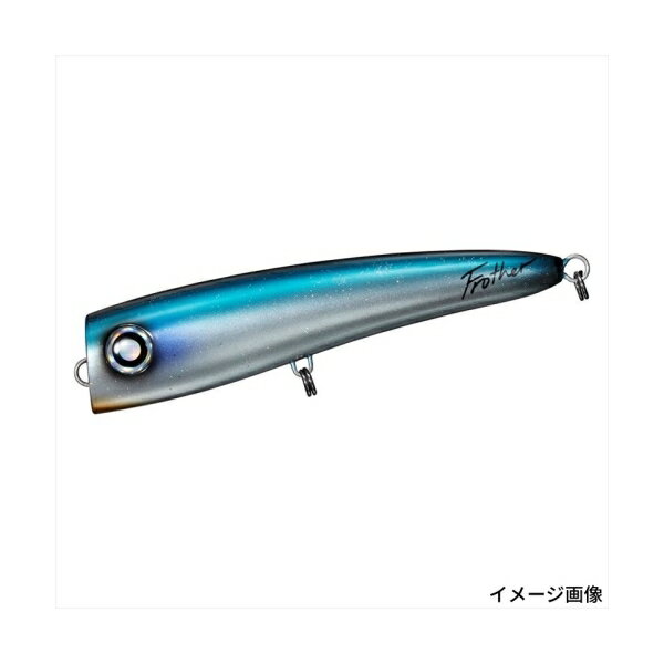 ソルティガフロッサーはきめ細やかな泡を纏い、魅惑のポップサウンドを奏でながら水中の魚を魅了するポッパーである。カップ上部は泡を噛みやすい様、深めに設定し、下部は浅くし、泡をたてられるような形状とした。それにより、リトリーブ時に深く潜りすぎず...