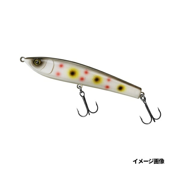 ※塗装の上塗りは、変質や不具合を起こす場合があります。あらかじめご了承ください。カラー： パロット全長： 90mm自重： 11gタイプ： フローティングアクション： ダイブ&ドッグウォークフック： サクサストレブル#6フローティング メール...