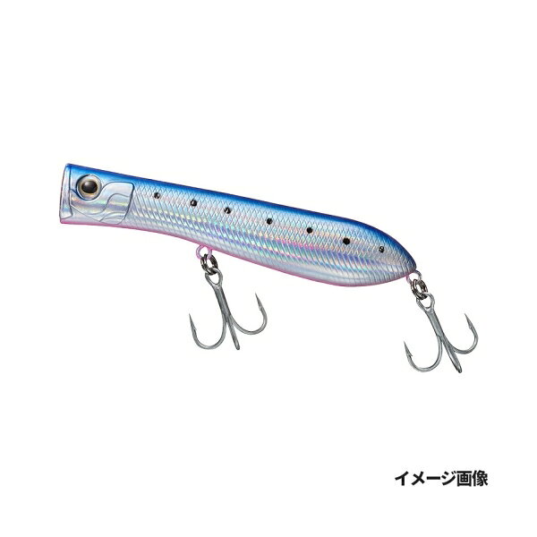 スリムボディ&後方重心固定ウエイトの相乗効果でキャスタビリティが圧倒的に向上。横風強風でも飛行姿勢がブレず安定して飛ぶ。ボディ中央部を細く、後方を太くすることで、ロッドを立てたショートジャークによるポッピング&ドッグウォークアクションも可能...