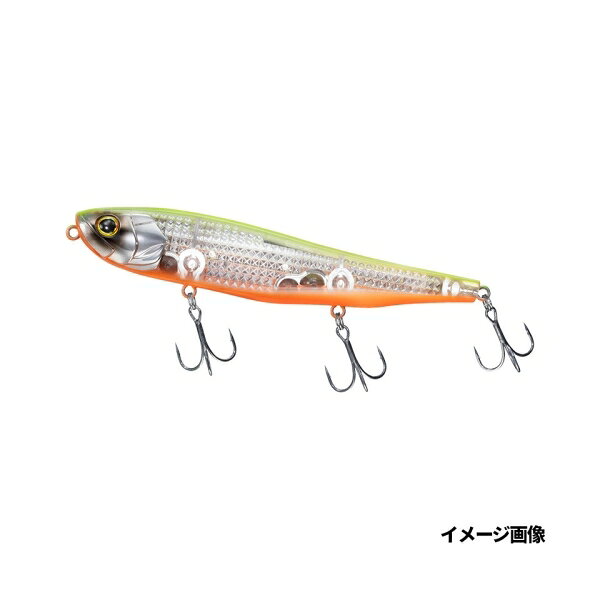 レーザーインパクトの生きた小魚と同様の煌めきと明滅、Vハル形状によるクイック&ワイドターンとスーパーラトルサウンドの相乗効果で、スレたランカーシーバスも思わず口を使う!商品説明【使い方】 ルアーが水面に浮いた状態でロッドをリズミカルにジャー...