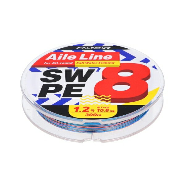 高密度・高強度・高感度設計された8本撚りSW向けPEライン。ガイド滑りが良く、キャスティング時の飛距離をサポート。厳選された5色を配置することで、視認性も抜群。ショアからの釣りはもちろんのこと、特にオフショアジギング、鯛ラバ、イカメタル、テ...
