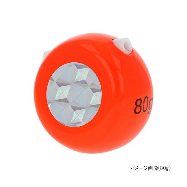 違和感なくハリを吸い込ませる遊動式鯛ラバ用ヘッド。円形低重心ヘッドが安定したフォール姿勢と底取りの良さを実現。引き抵抗が少なく、一定速度で巻きやすい。【仕様】・魅惑の輝きでベイト感を演出するホロシール。(直径14mm)カラー： オレンジサイ...