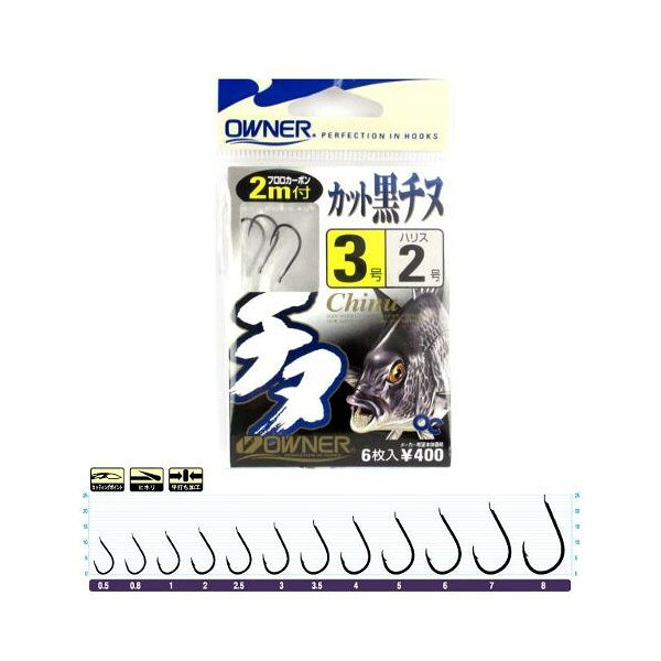 針号数： 3号ハリス号数： 2号ハリス長さ： 2mセット組数： 6枚入一組針数： 1本釣り方、フィールド： 堤防ウキ釣り代表対象魚： クロダイ(黒鯛)代表対象魚(詳細)： グレ、スズキ(シーバス)、イサキJANコード：49538732826...